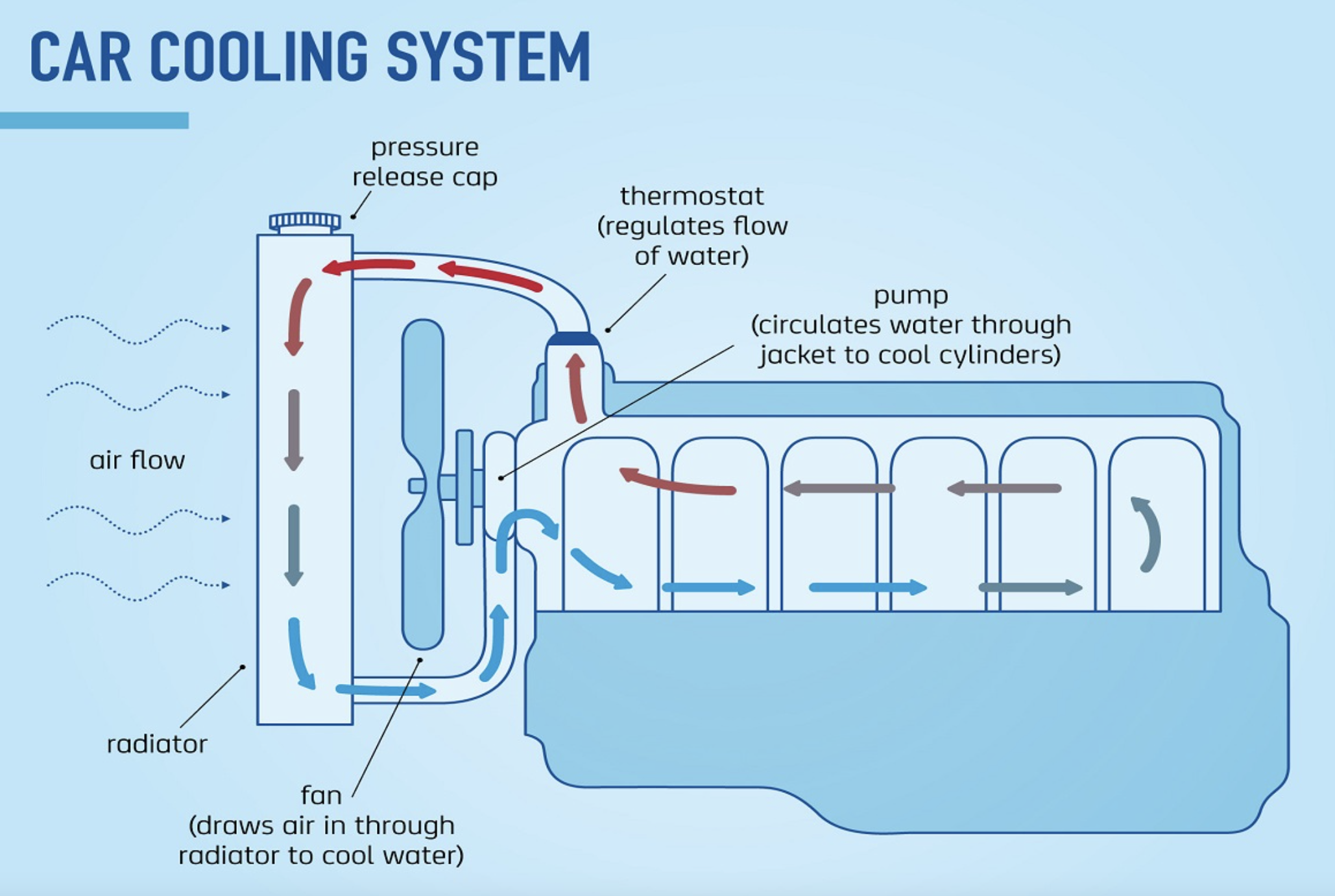 How a Vehicle Cooling System Works - Beachwheels Automotive