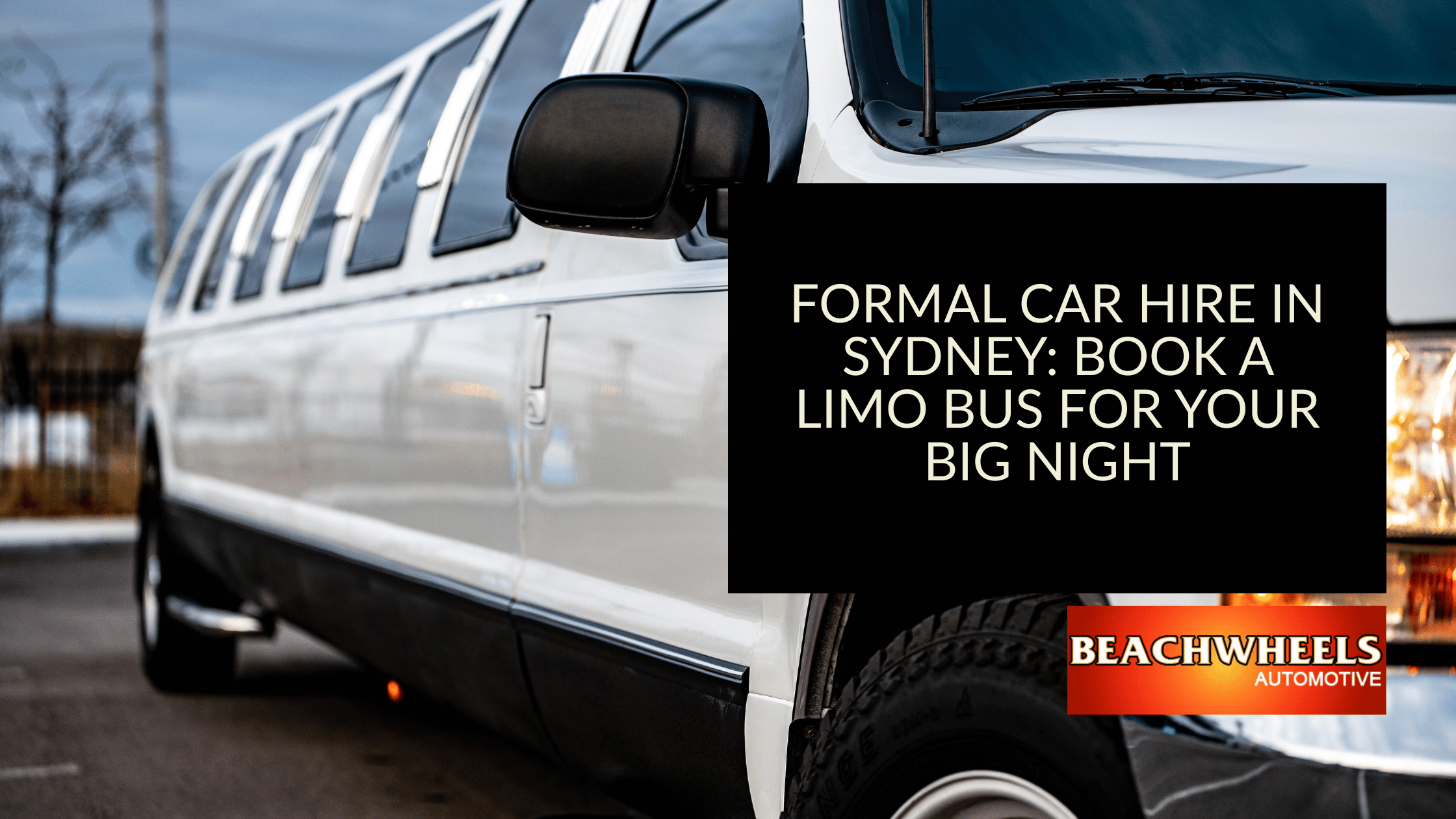 Formal Car Hire in Sydney: Book a Limo Bus for Your Big Night
